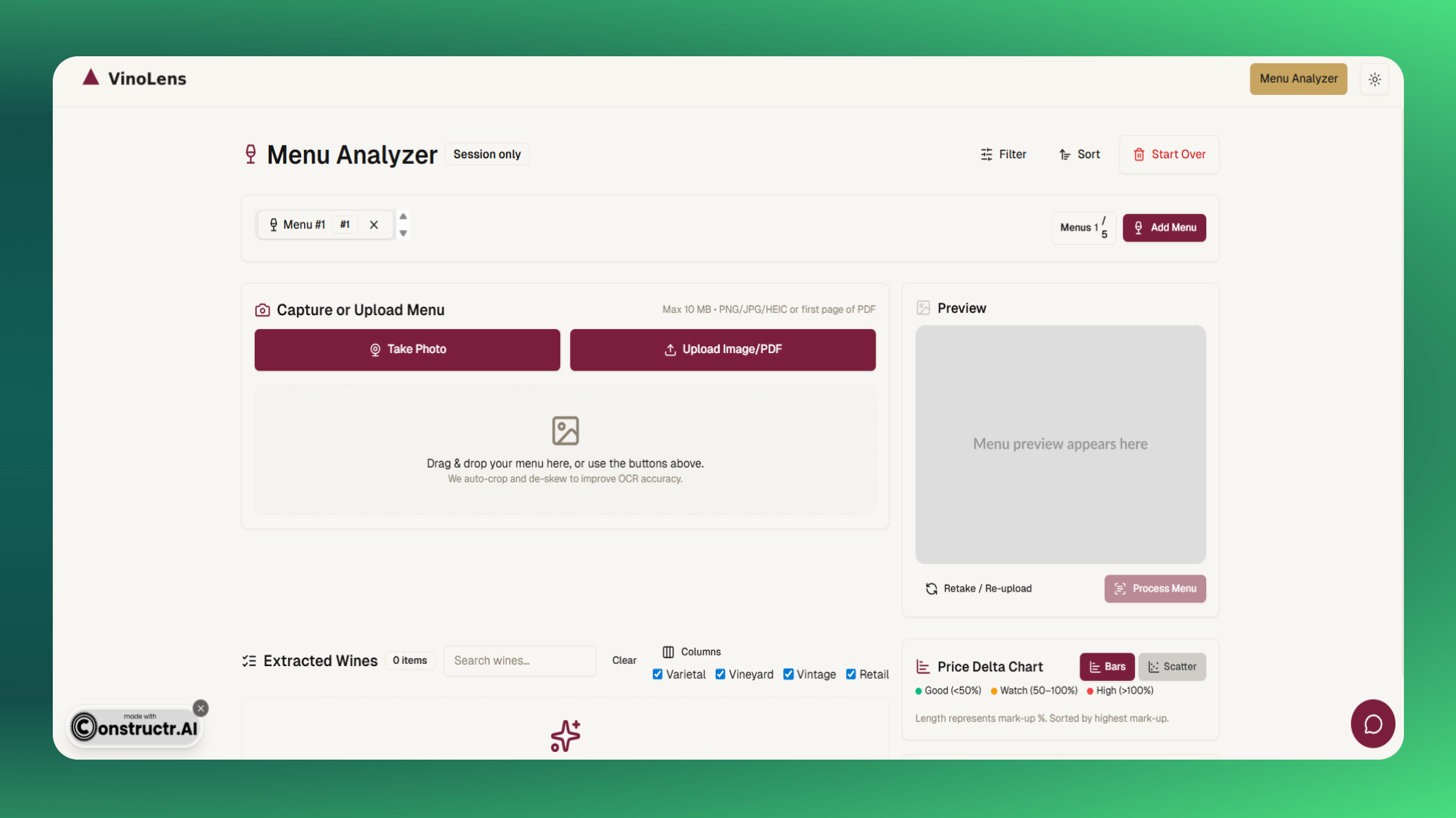 Build production ready apps with AI | Constructr